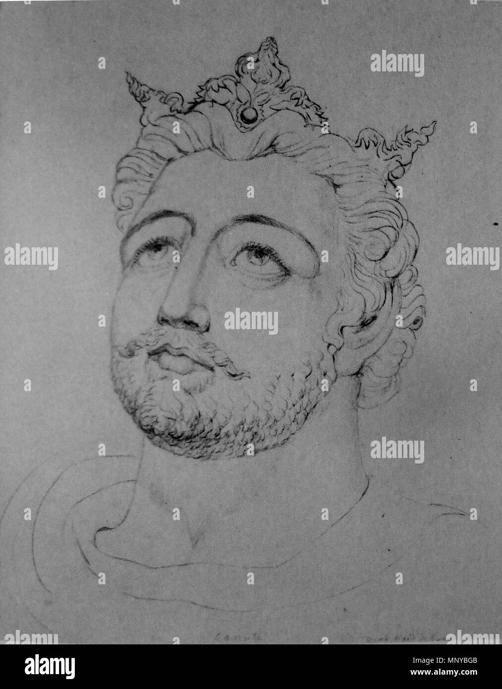 . English: William Blake - Canute, Butlin 721 c 1819-20 258x203mm ...