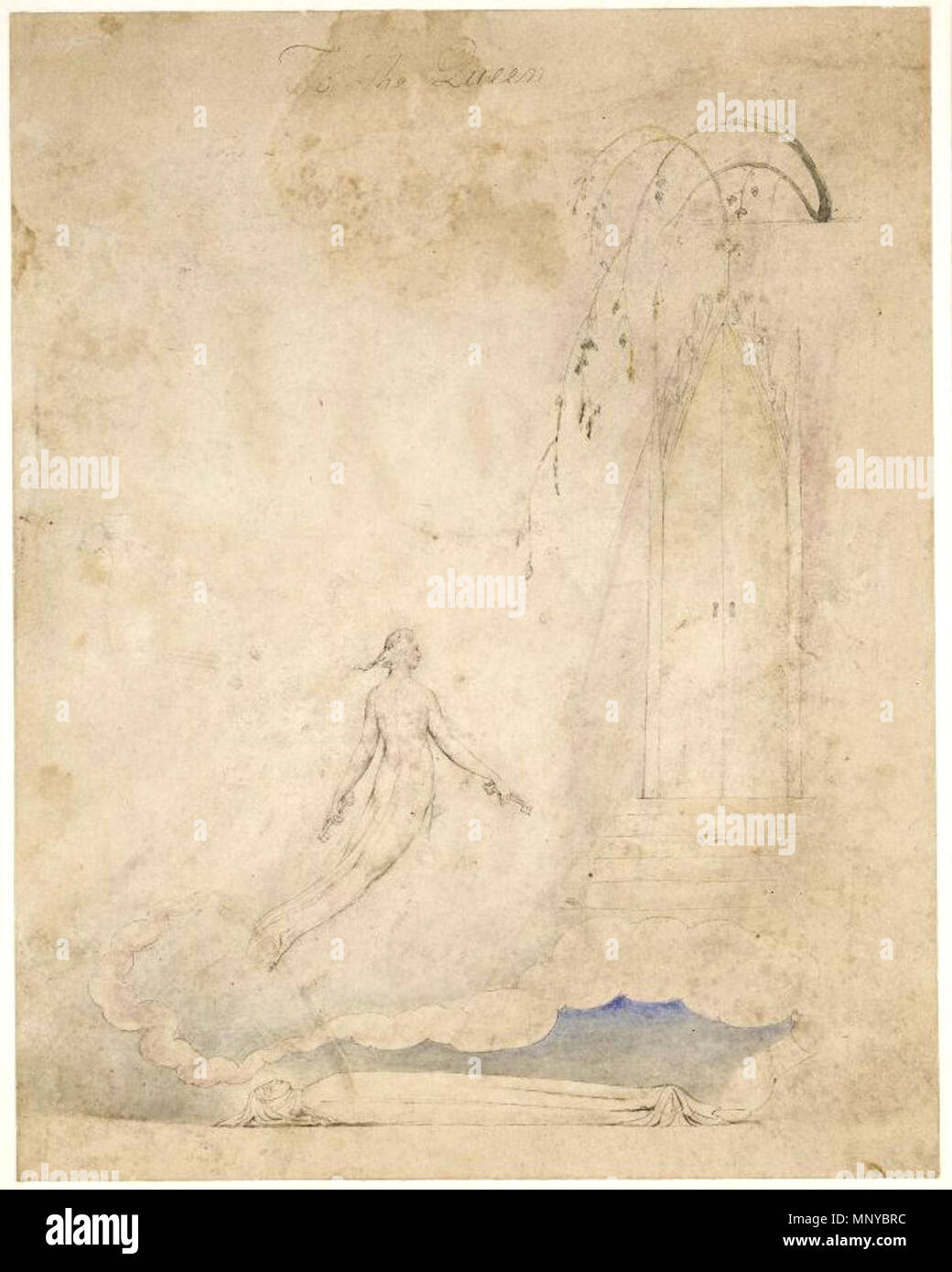 . English: William Blake to the Queen 1807 British Museum Object types ...