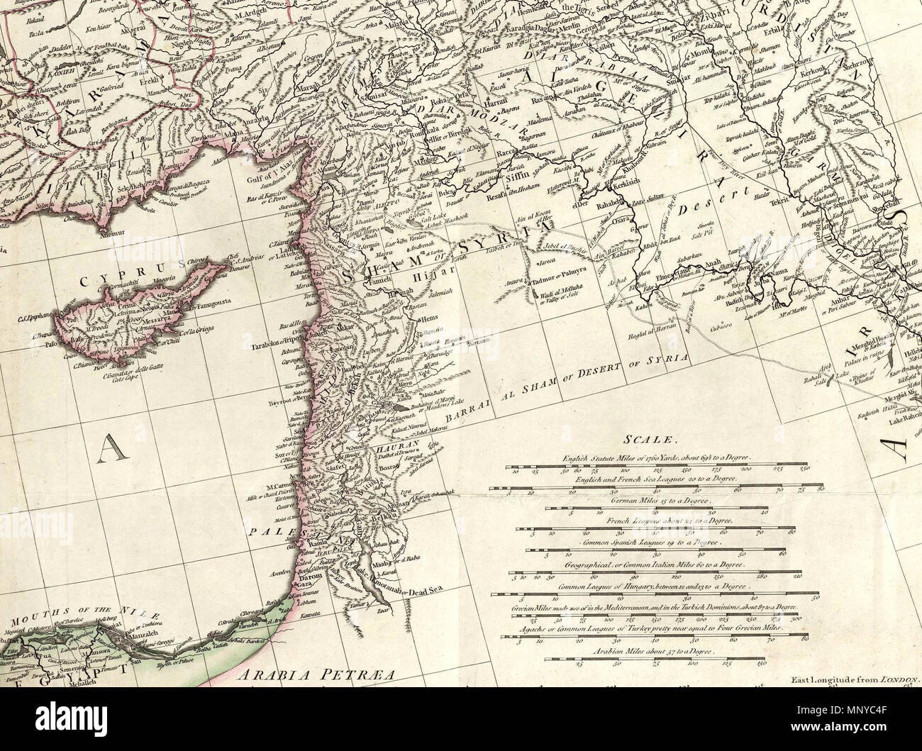 Mediterranean sea map with names hi-res stock photography and images ...