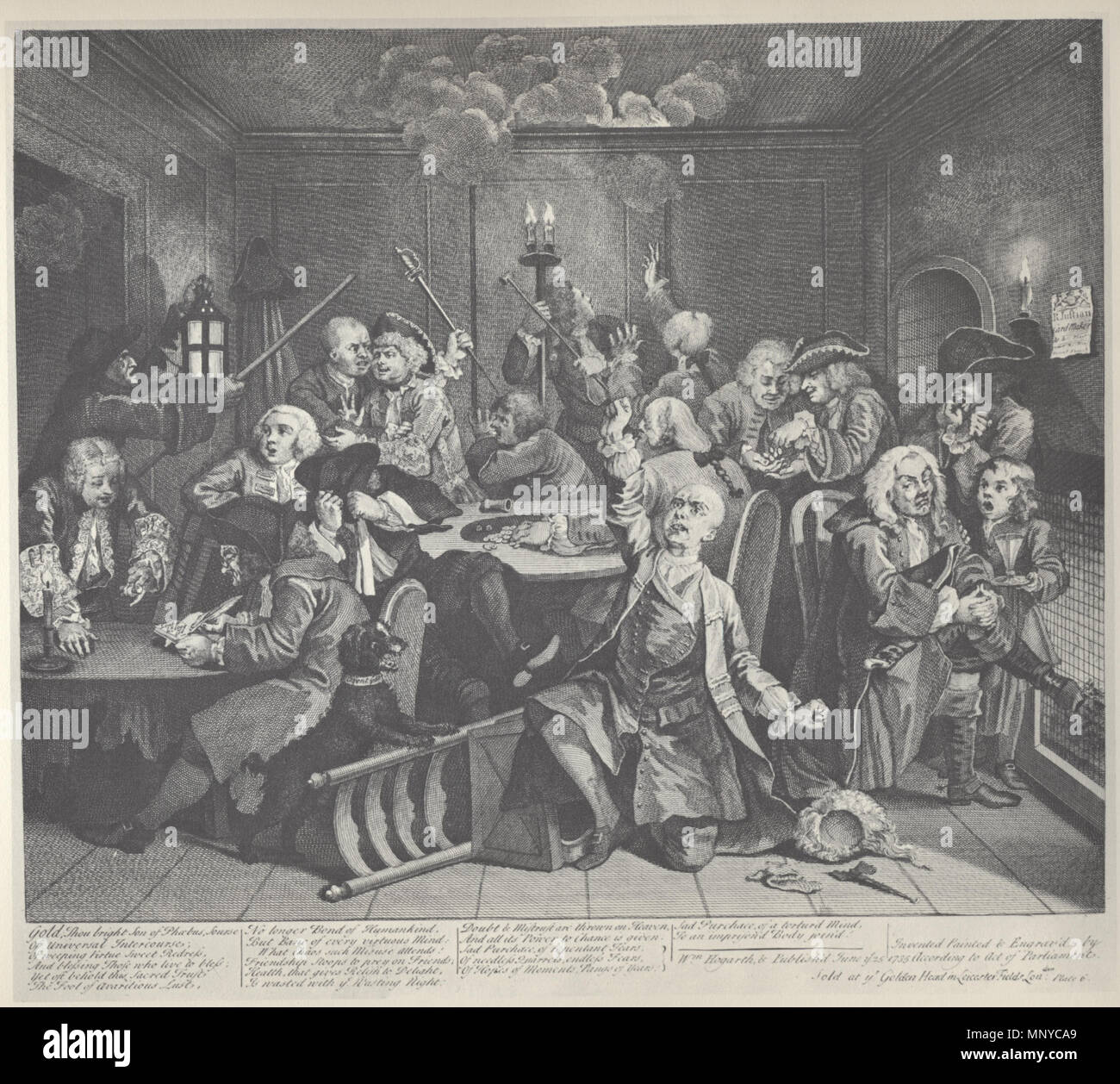 Hogarth the rake's progress hi-res stock photography and images - Alamy