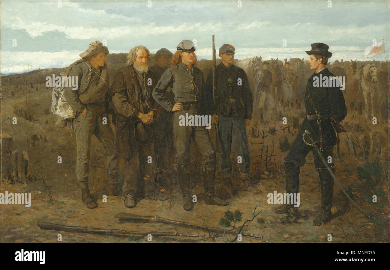 English: Prisoners from the Front 1866. 1270 Winslow Homer - Prisoners ...
