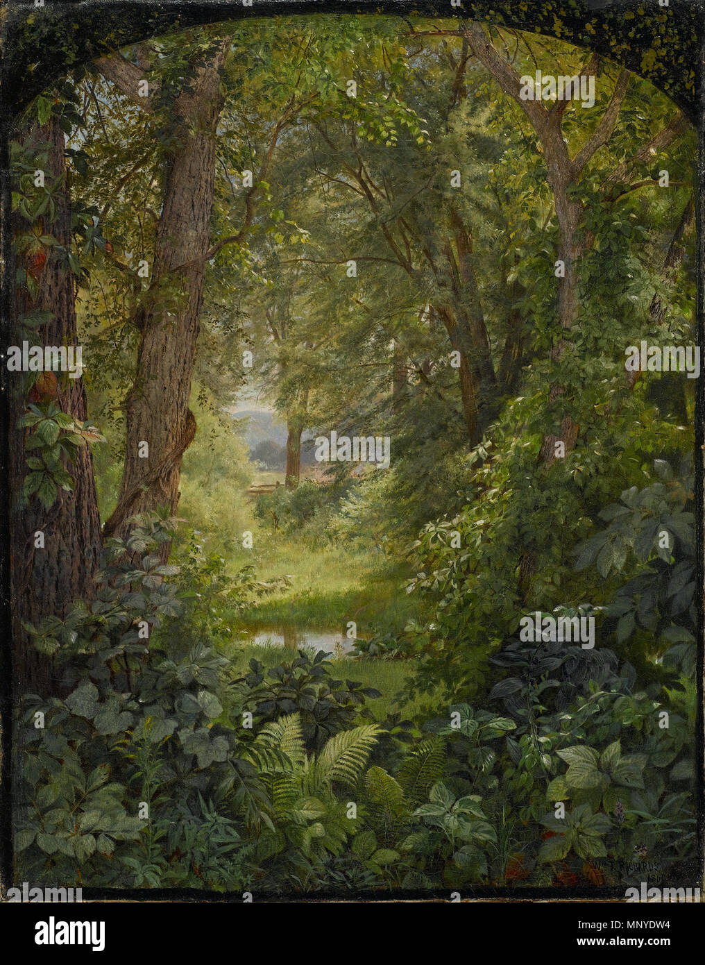 Woodland Landscape (Woodland Glade) 1860. 1273 Woodland Landscape ...