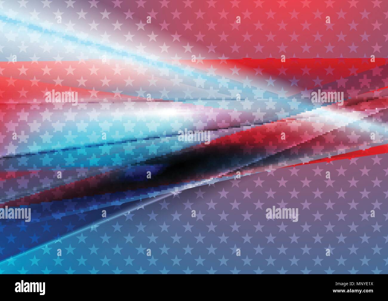 USA colors abstract bright background. Independence Day vector design ...