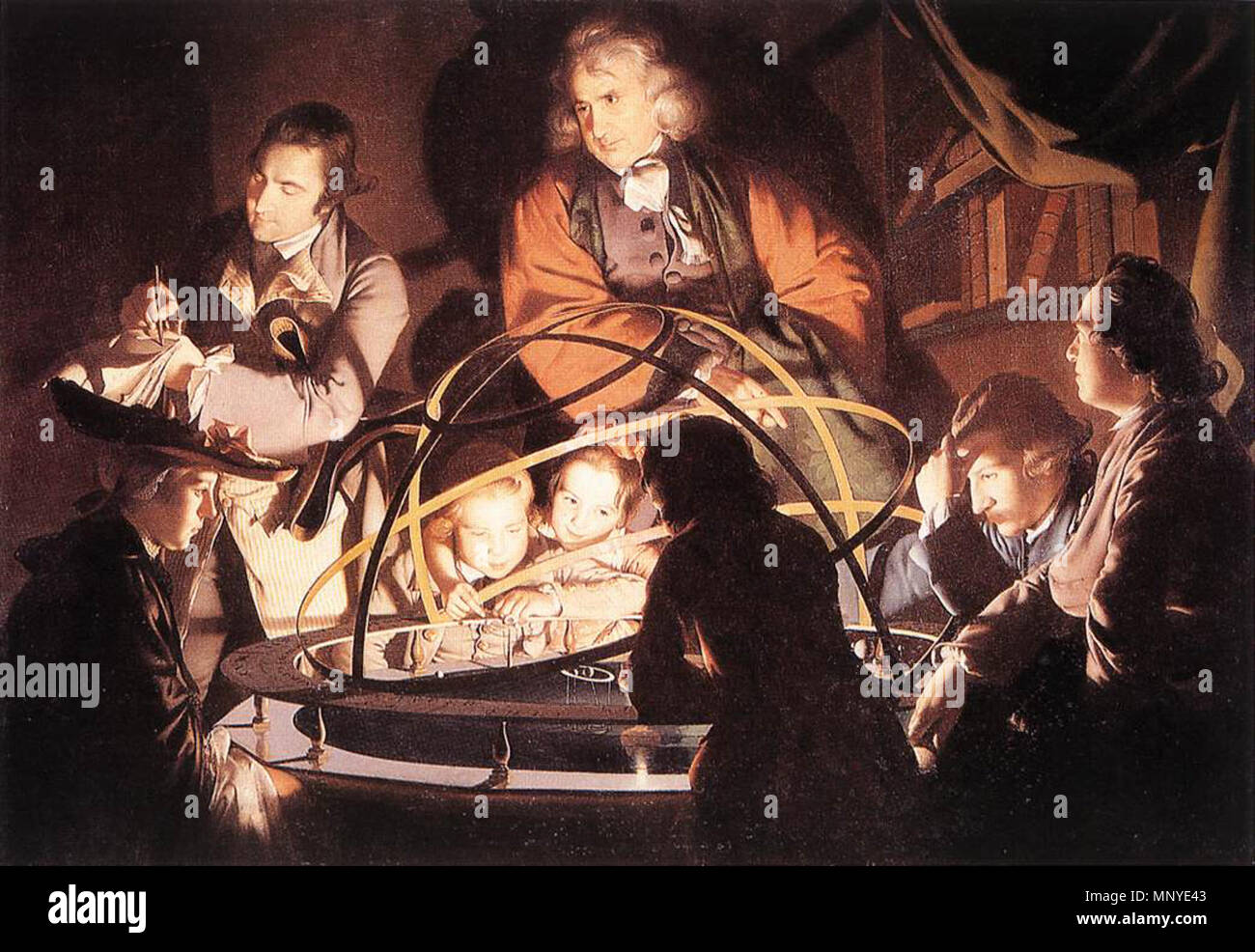 Philosopher Giving A Lecture At The Orrery