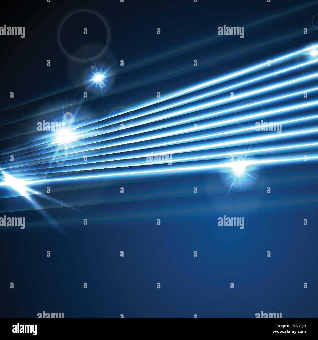 Neon beams Stock Vector Images - Alamy