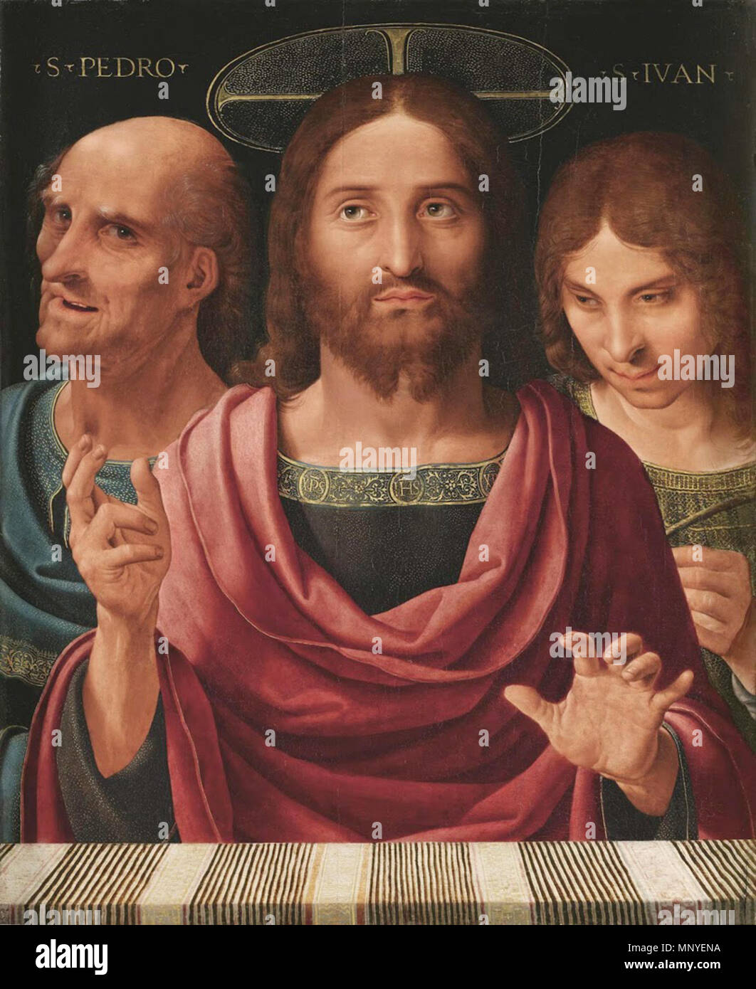 1278 Yañez-salvator mundi-abello Stock Photo - Alamy