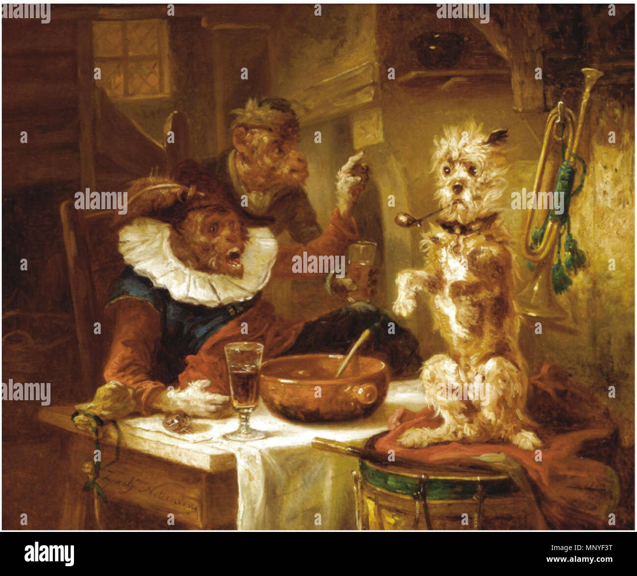 English: The performing dog by 1890. 1280 Zacharias Noterman - The ...