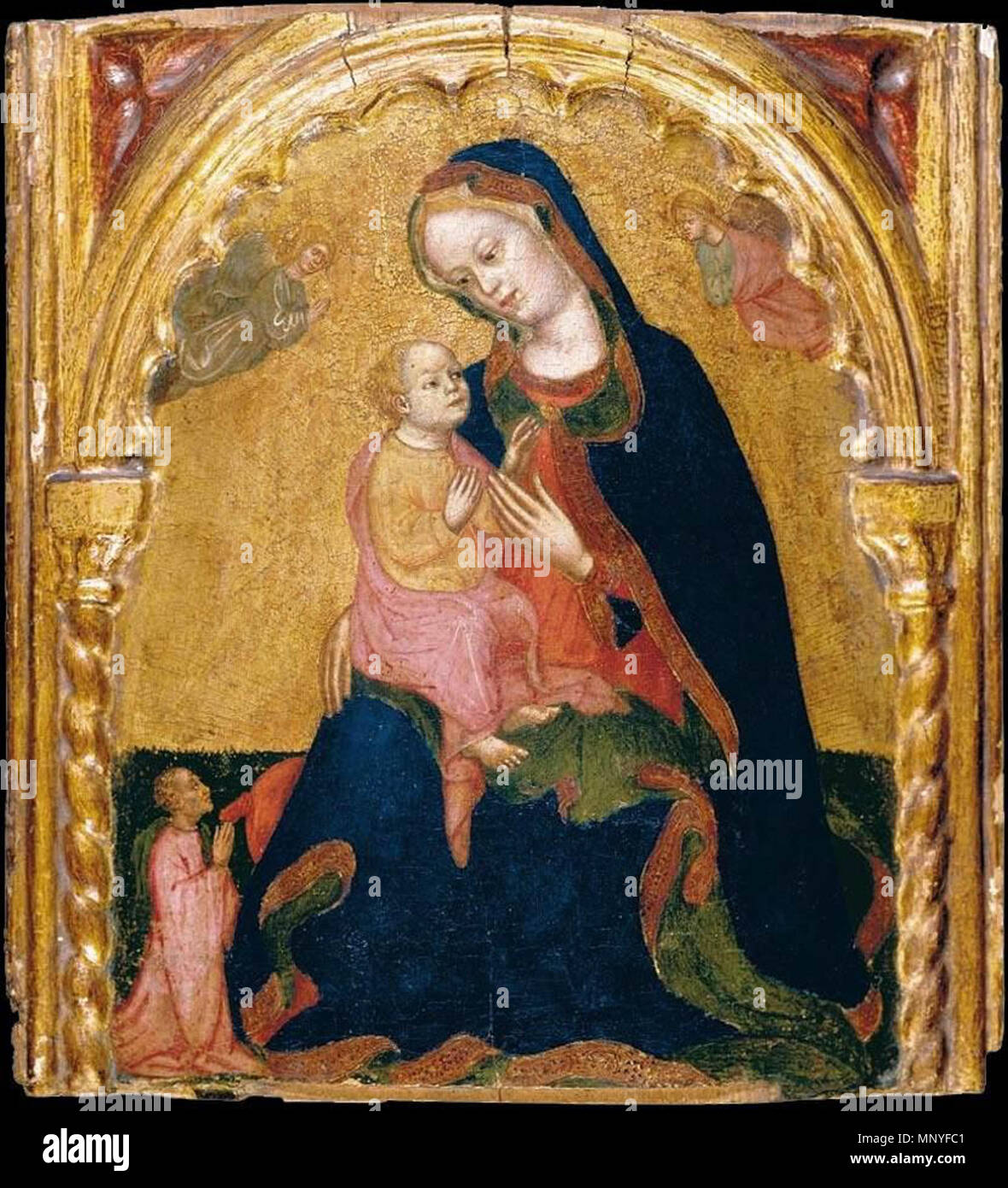 Madonna of humility and angels hi-res stock photography and images - Alamy