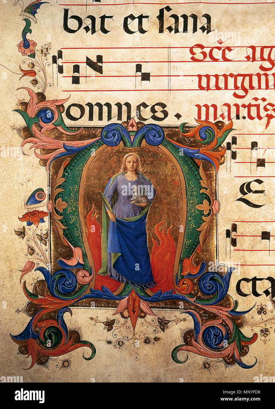 St Agnes between 1448 and 1449. 1281 Zanobi Strozzi - St Agnes ...