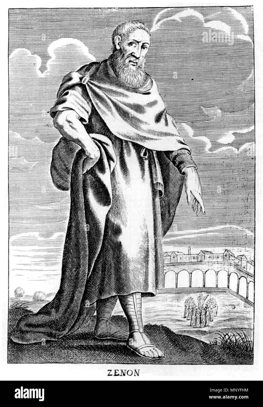 . English: Zeno of Citium, ancient Greek Stoic philosopher. From Thomas ...