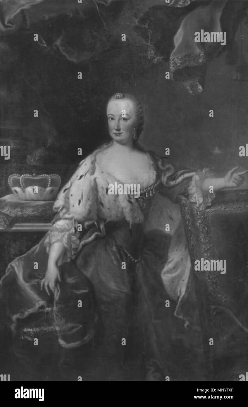 Q29905847 . English: Portrait of Countess Palatine Elisabeth Auguste of ...