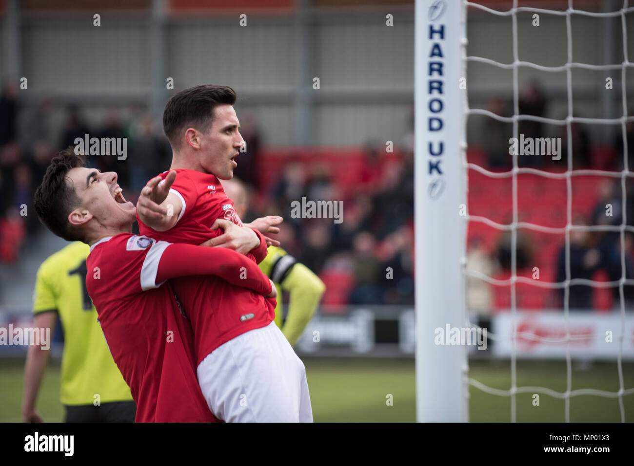 Jack Redshaw celebrates with Tom Walker after scoring. Salford City FC ...