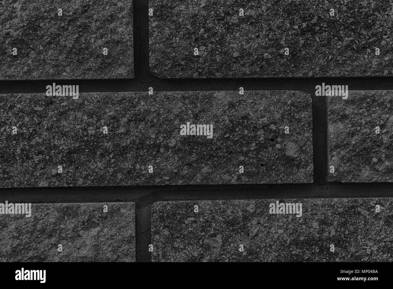 Monochrome Brick texture of old vintage building, design concept Stock ...