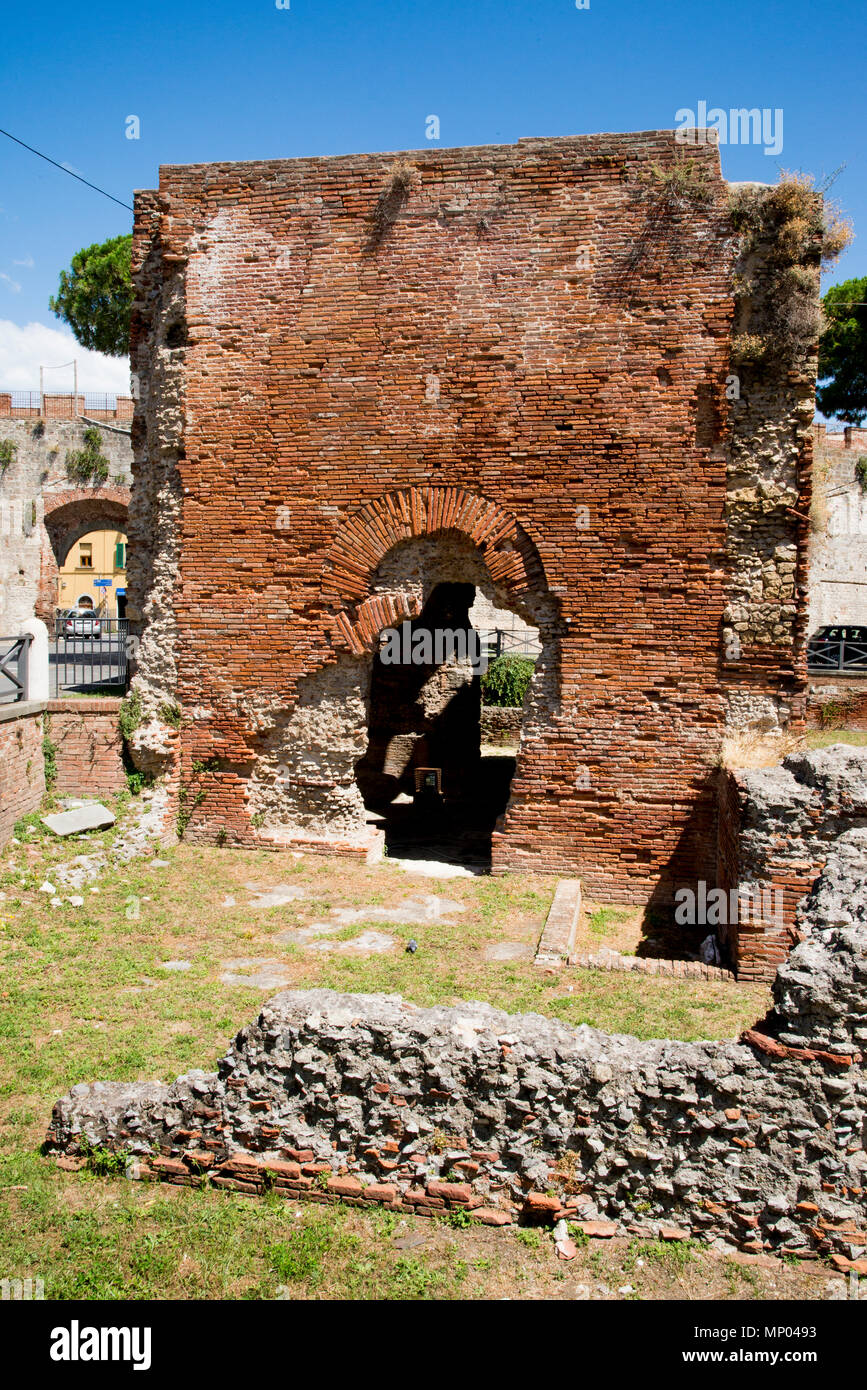 Nero Baths ruins in Pisa. The Baths of Nero (Italian - Bagni di Nerone ...