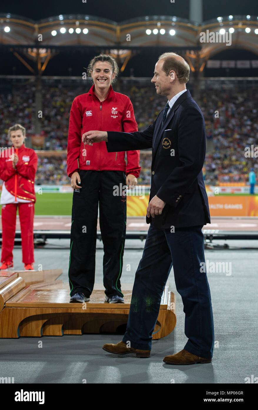 Prince Edward, The Earl of Wessex-Commonwealth Games 2018 Stock Photo ...