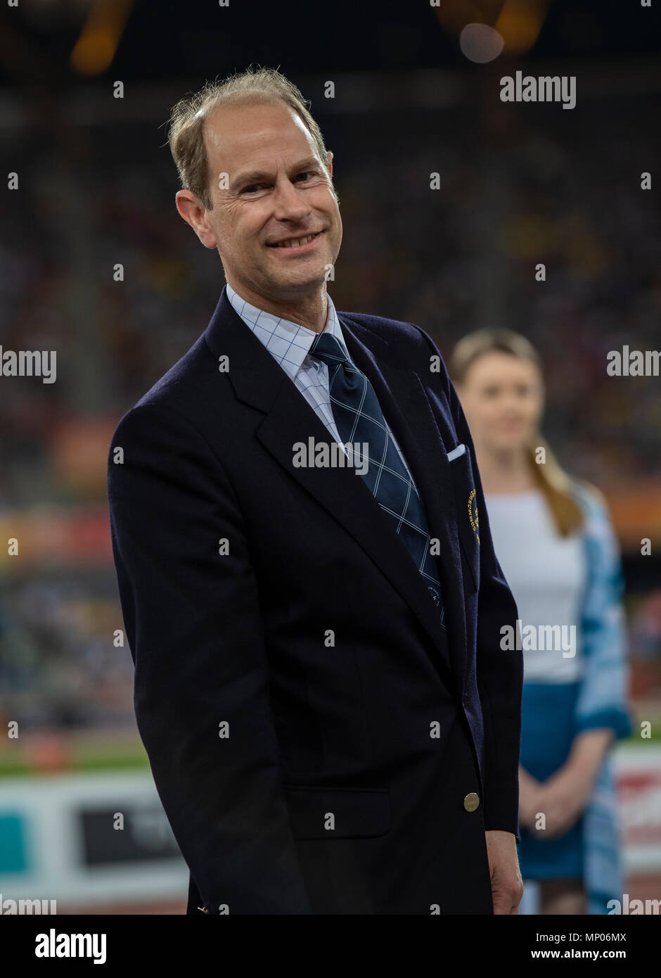 Prince Edward, The Earl of Wessex-Commonwealth Games 2018 Stock Photo ...