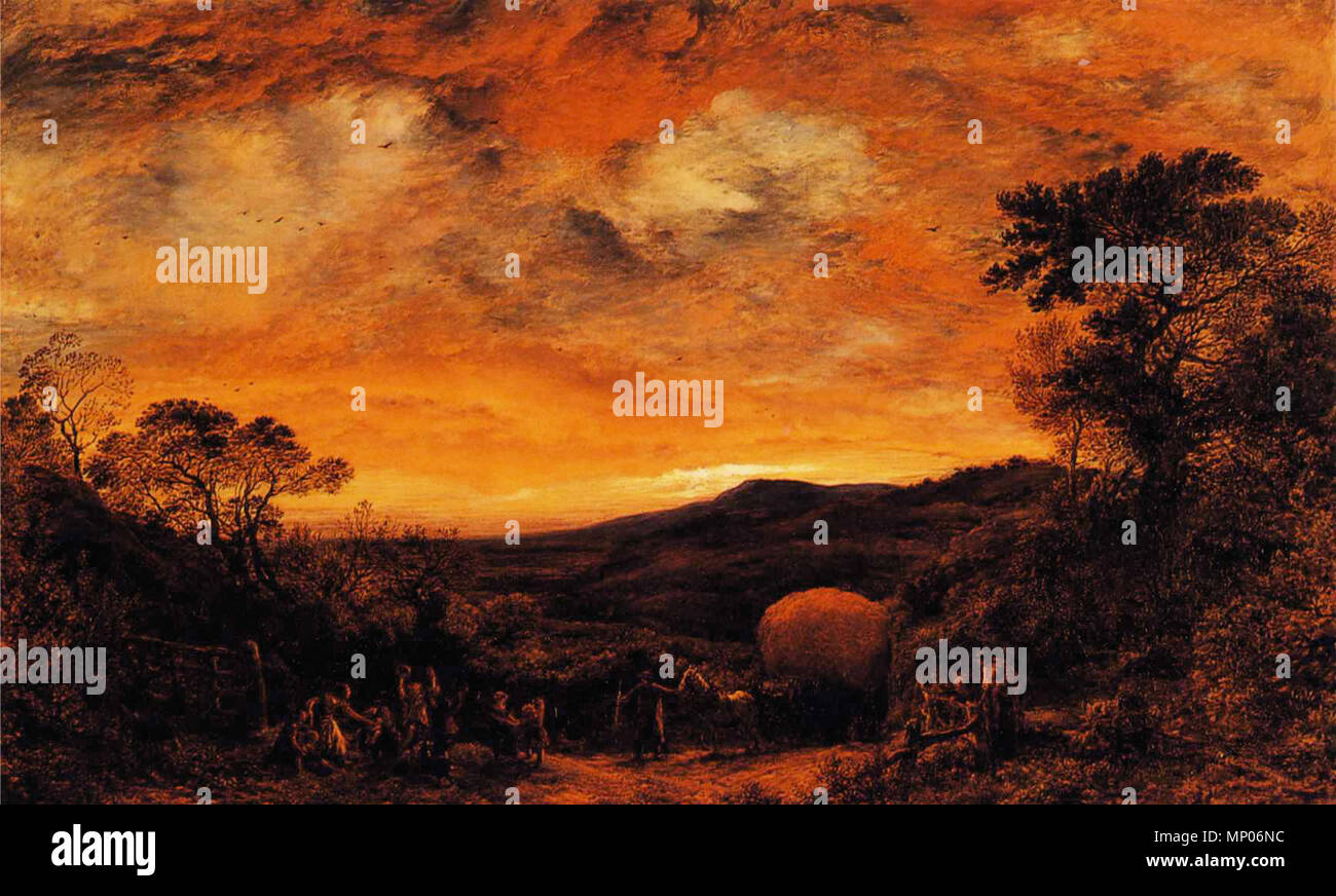 . English: oil painting on canvas . 1853. 733 John Linnell - The Last ...