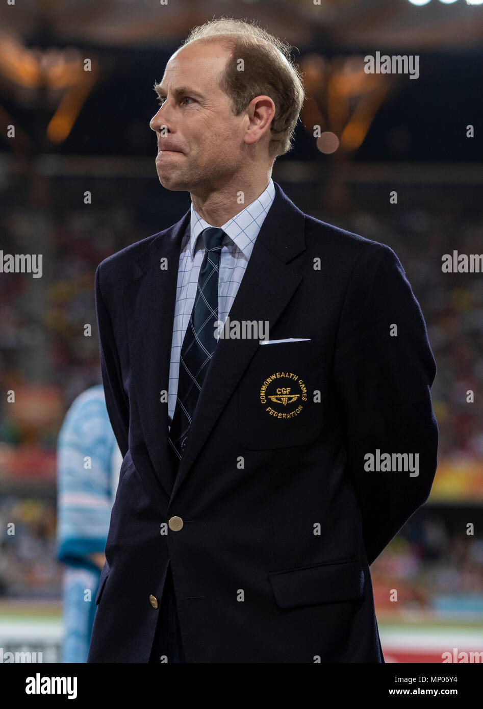 Prince Edward, The Earl of Wessex-Commonwealth Games 2018 Stock Photo ...