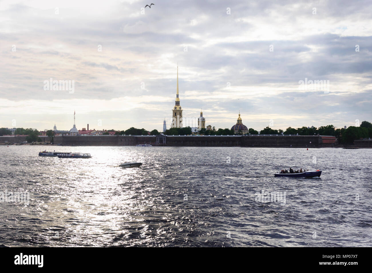 White nights in St. Petersburg Stock Photo - Alamy