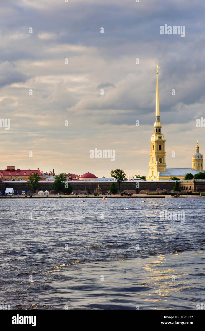 White nights in St. Petersburg Stock Photo - Alamy