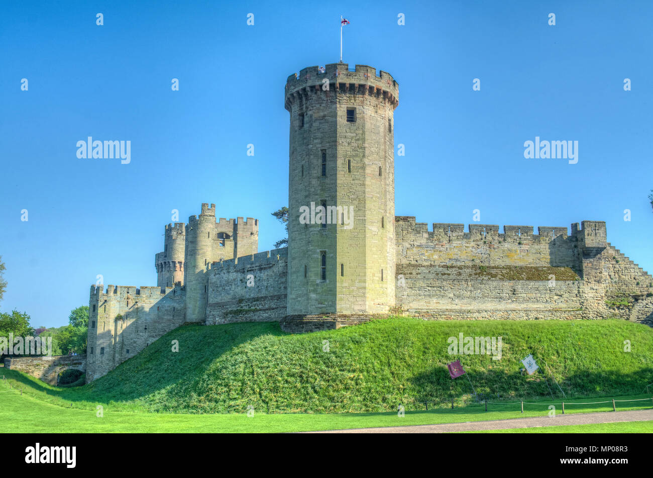 Warwick castle architecture hi-res stock photography and images - Alamy