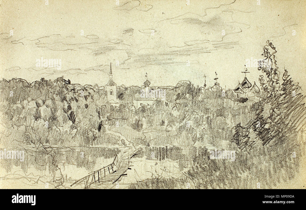 Isaac Levitan Drawings