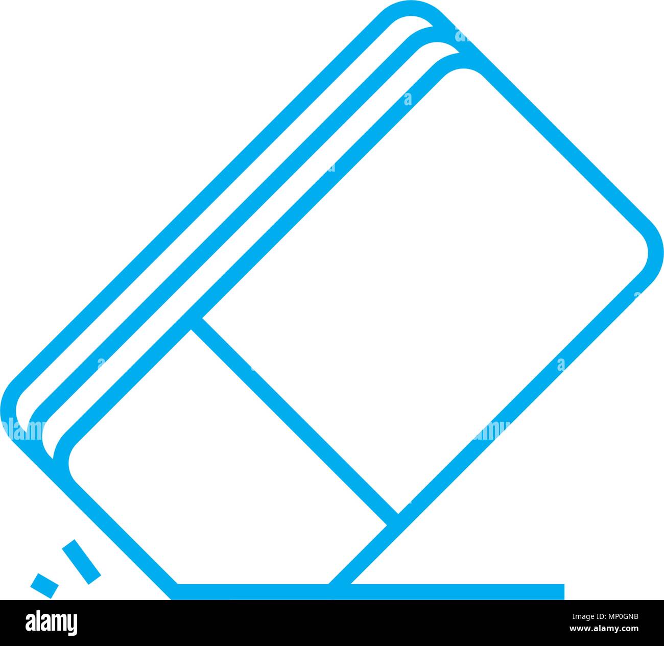 Business card linear icon concept. Business card line vector sign ...