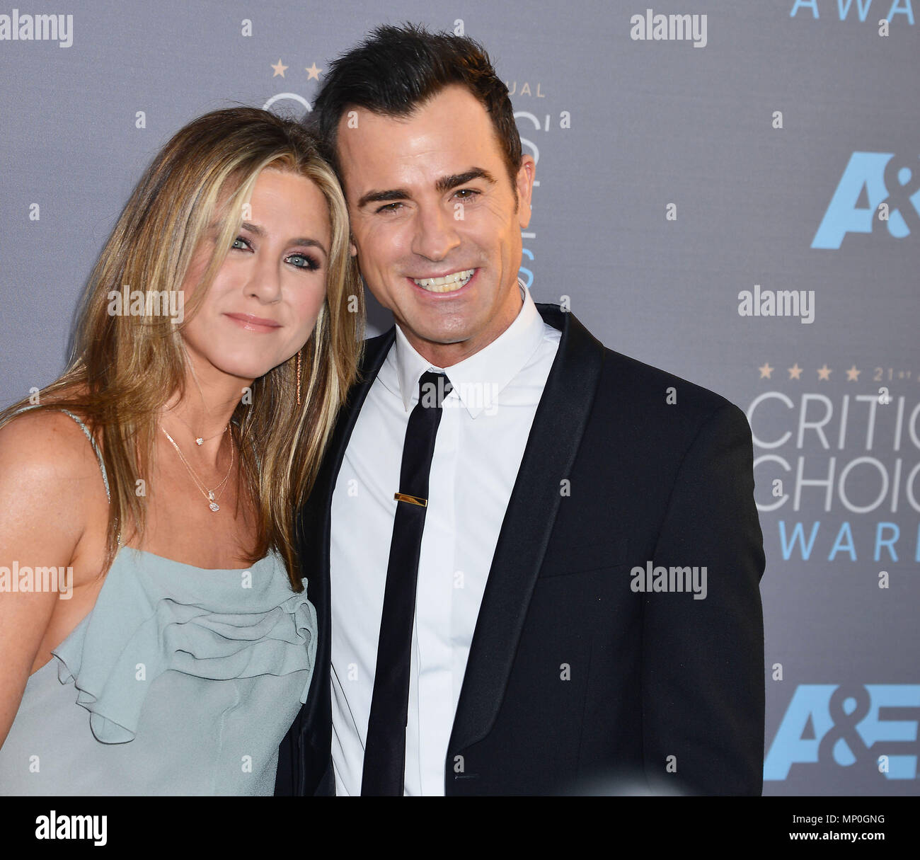 Jennifer Aniston, Justin Theroux 011 at the 21th Ann. Critics Choice ...