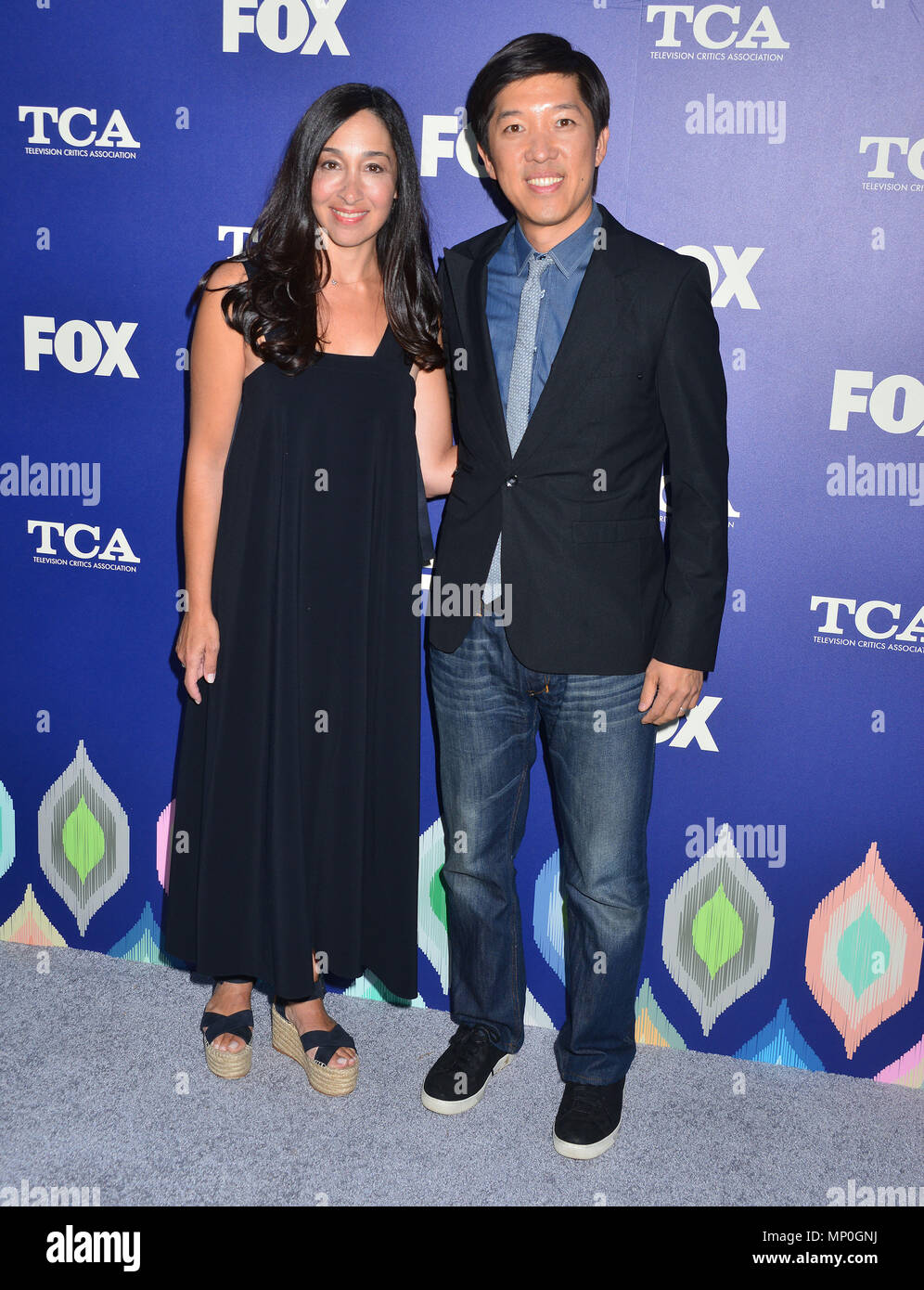 Jennifer Gwartz, Dan Lin at the FOX Summer TCA Press Tour on August 8 ...