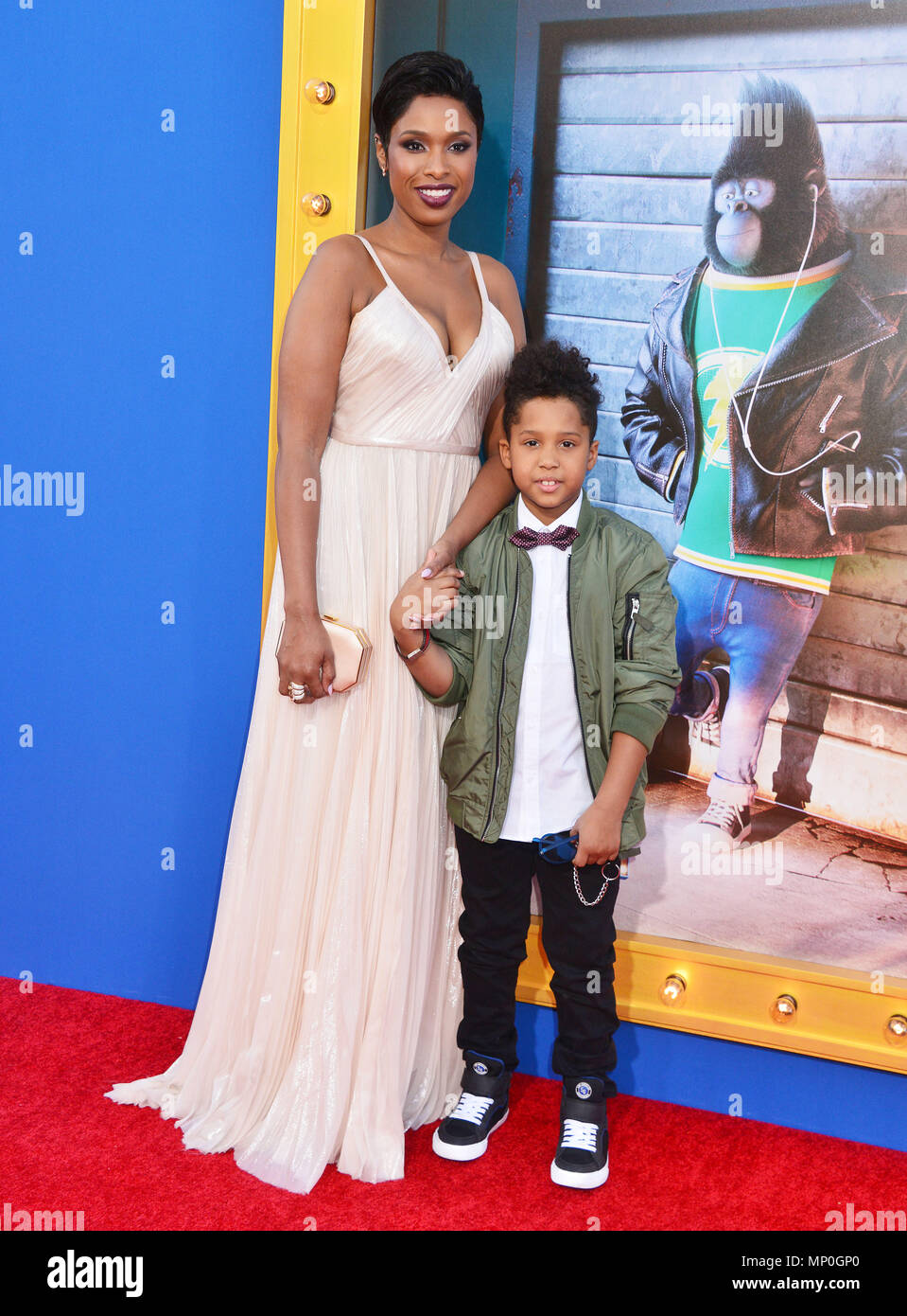 Jennifer Hudson, Son David Daniel Otunga Jr. 189 at the Sing Premiere ...