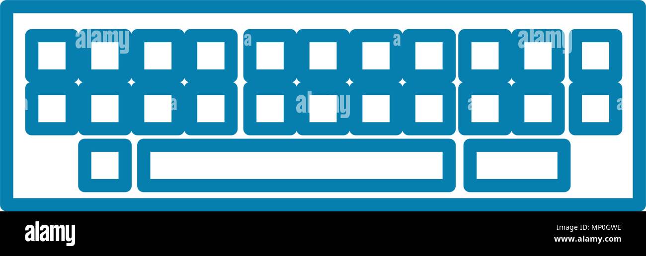 Button panel linear icon concept. Button panel line vector sign, symbol ...