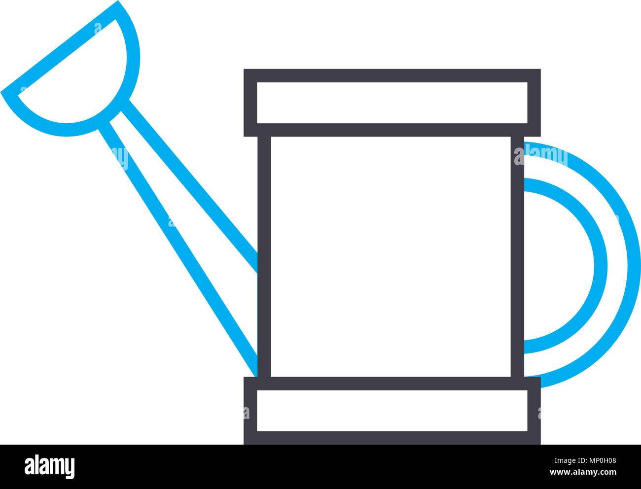 Care of plants linear icon concept. Care of plants line vector sign ...