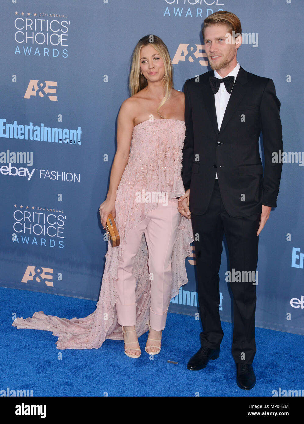 Kaley Cuoco, Karl Cook 146 at the 22nd Annual CriticsÕ Choice Awards at ...