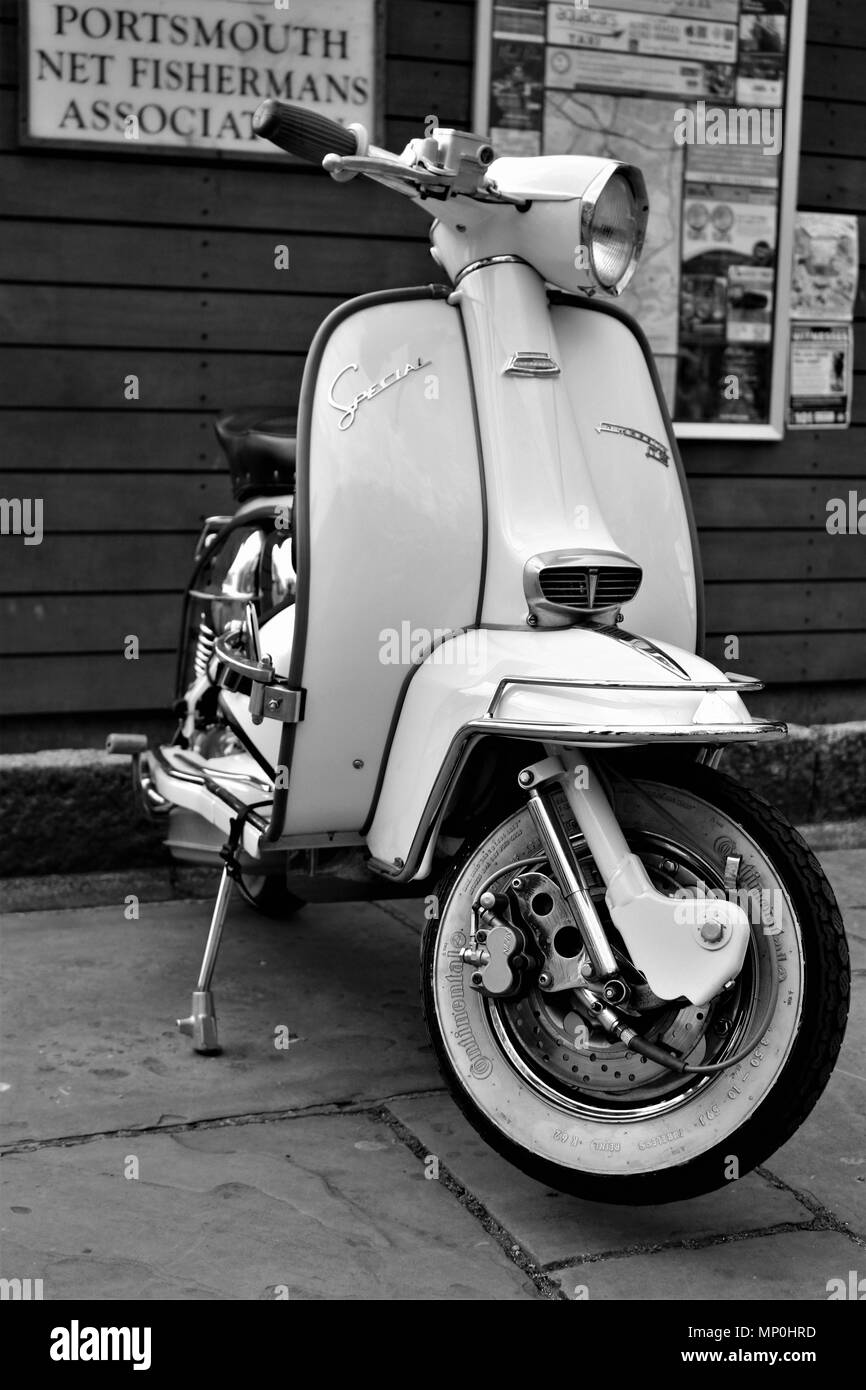 Beautiful example of the classic Mod Scooter. Taken in Portsmouth ...