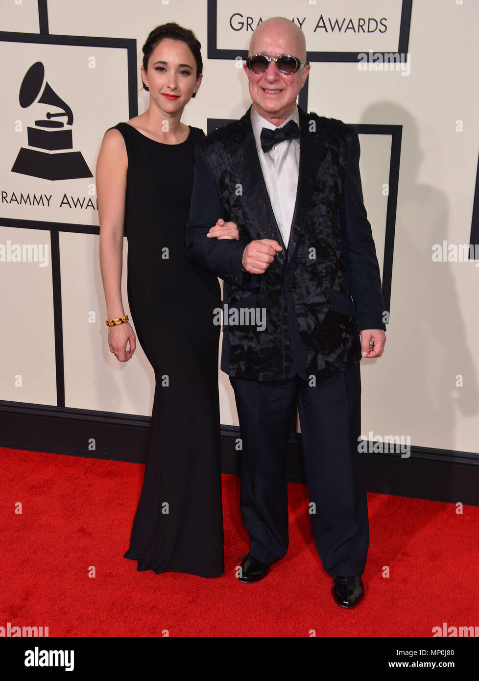 paul schaffer, victoria at the 58th Grammy's Awards 2016 at the Staple ...