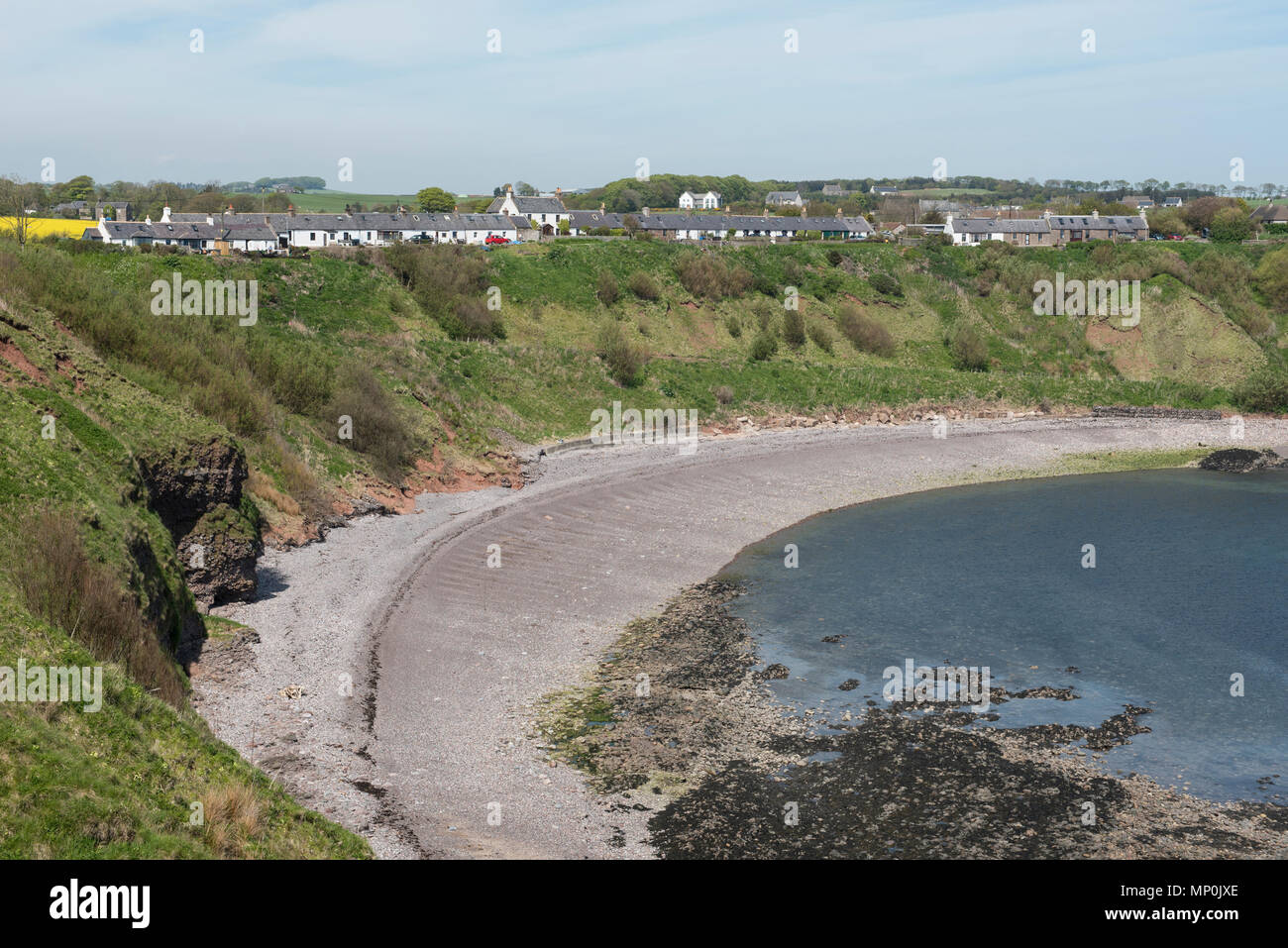 Catterline Bay, Aberdeenshire, Scotland Stock Photo - Alamy