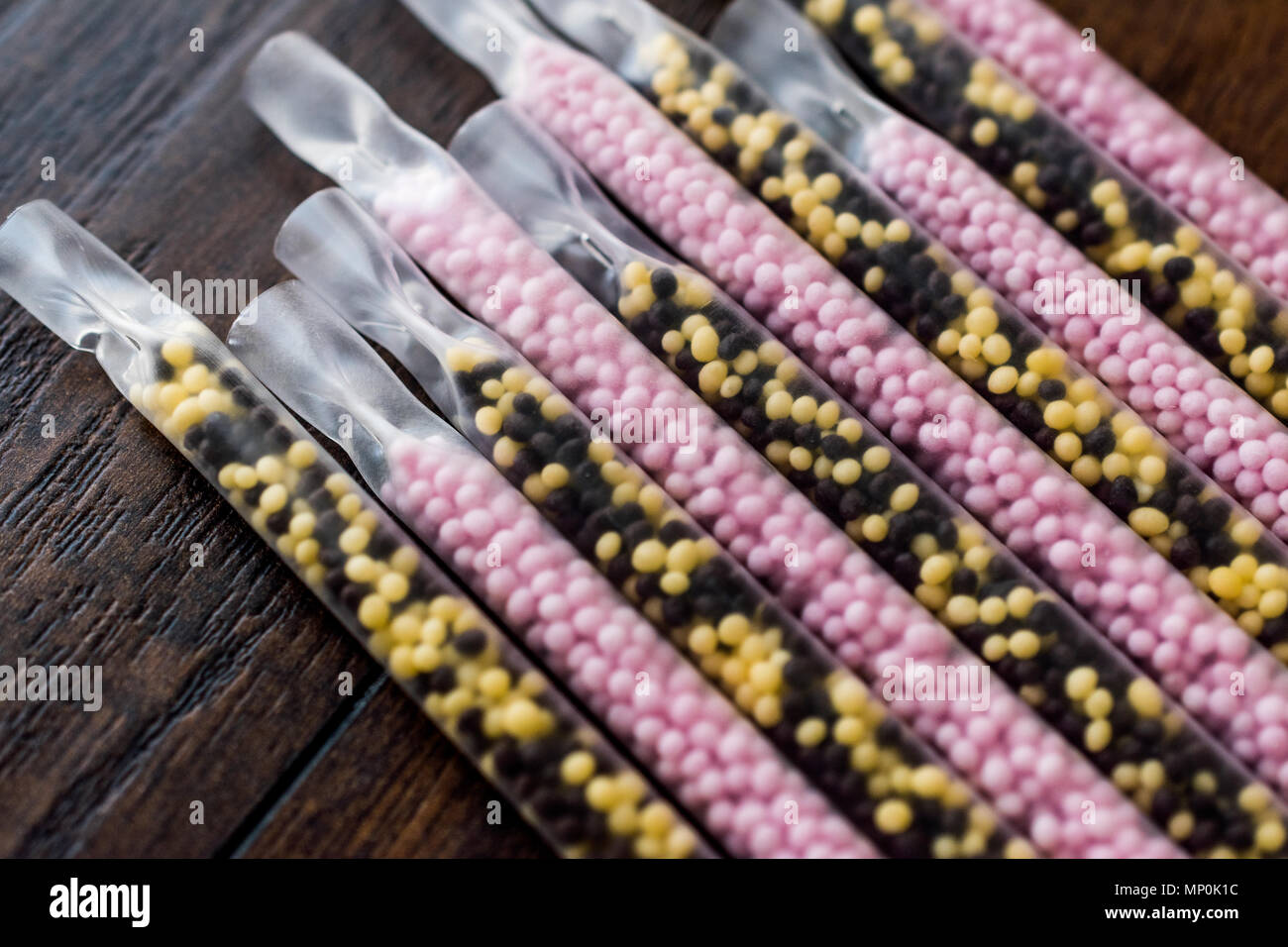 Milk Straw with Flavor Beads Encourage Milk Drinking for Children. Food ...