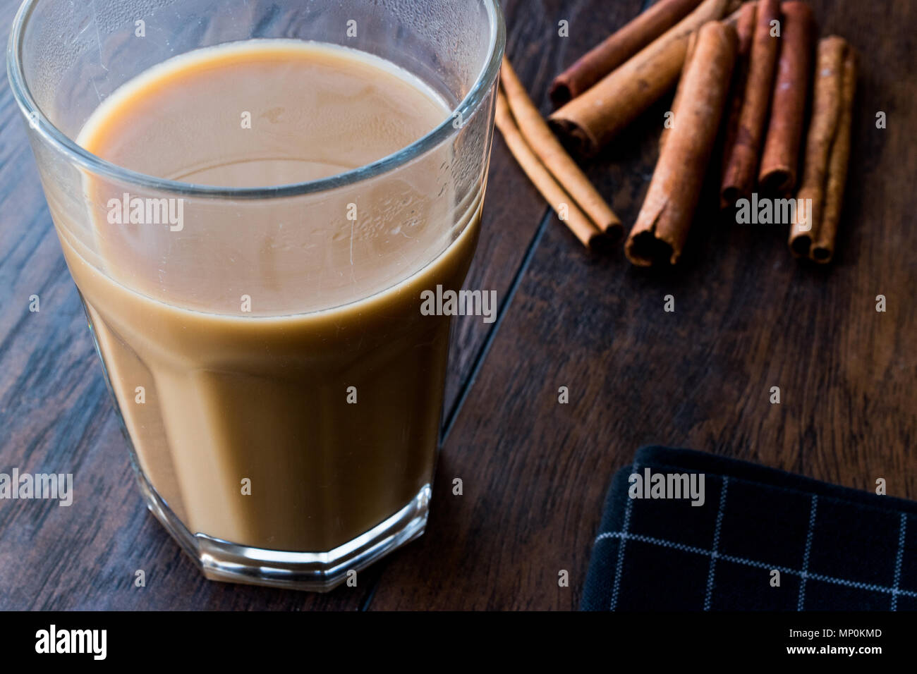 Pouring chai into glass hi-res stock photography and images - Alamy