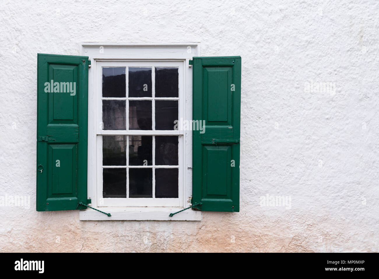 Old green shutters on hi-res stock photography and images - Alamy