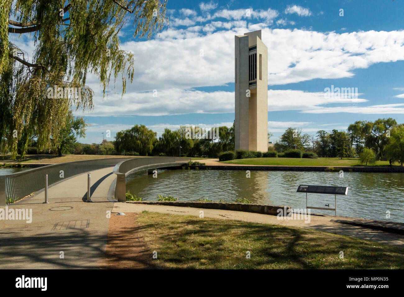 National Carillon, Canberra, Australia. Gifted by the UK, this modern ...