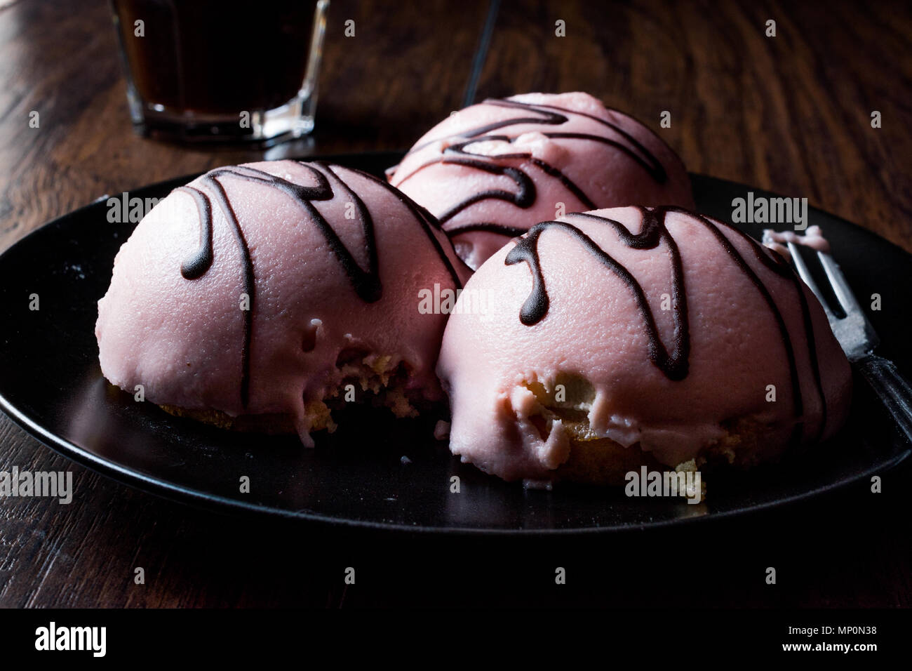 Pink Princess Cream Cake with Almond Paste / Marzipan and Coffee ...