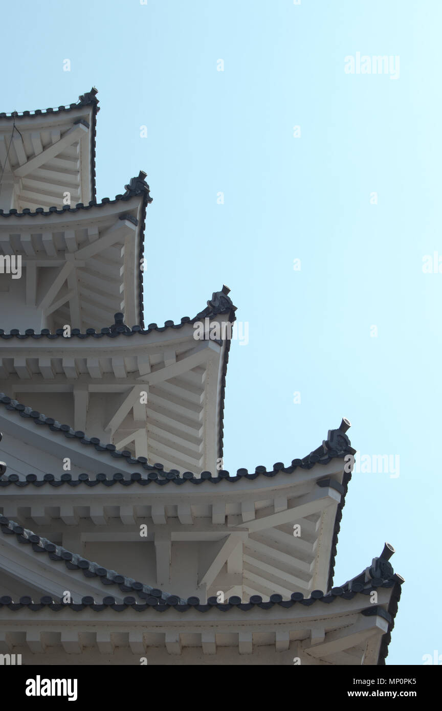 Roof of Himeji Castle, Japan Stock Photo - Alamy