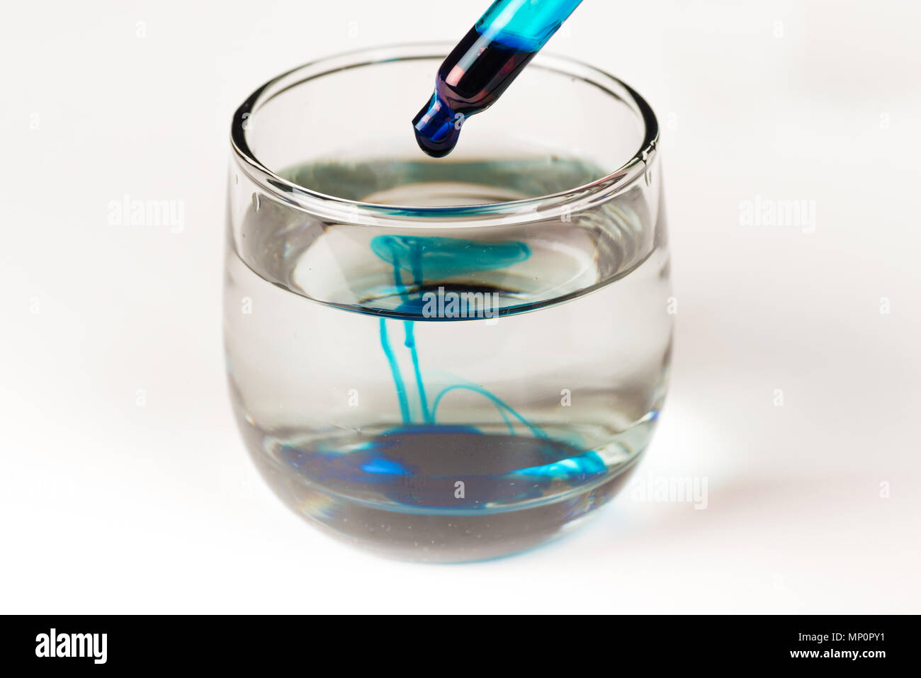Testing dyes in laboratory condition Stock Photo - Alamy