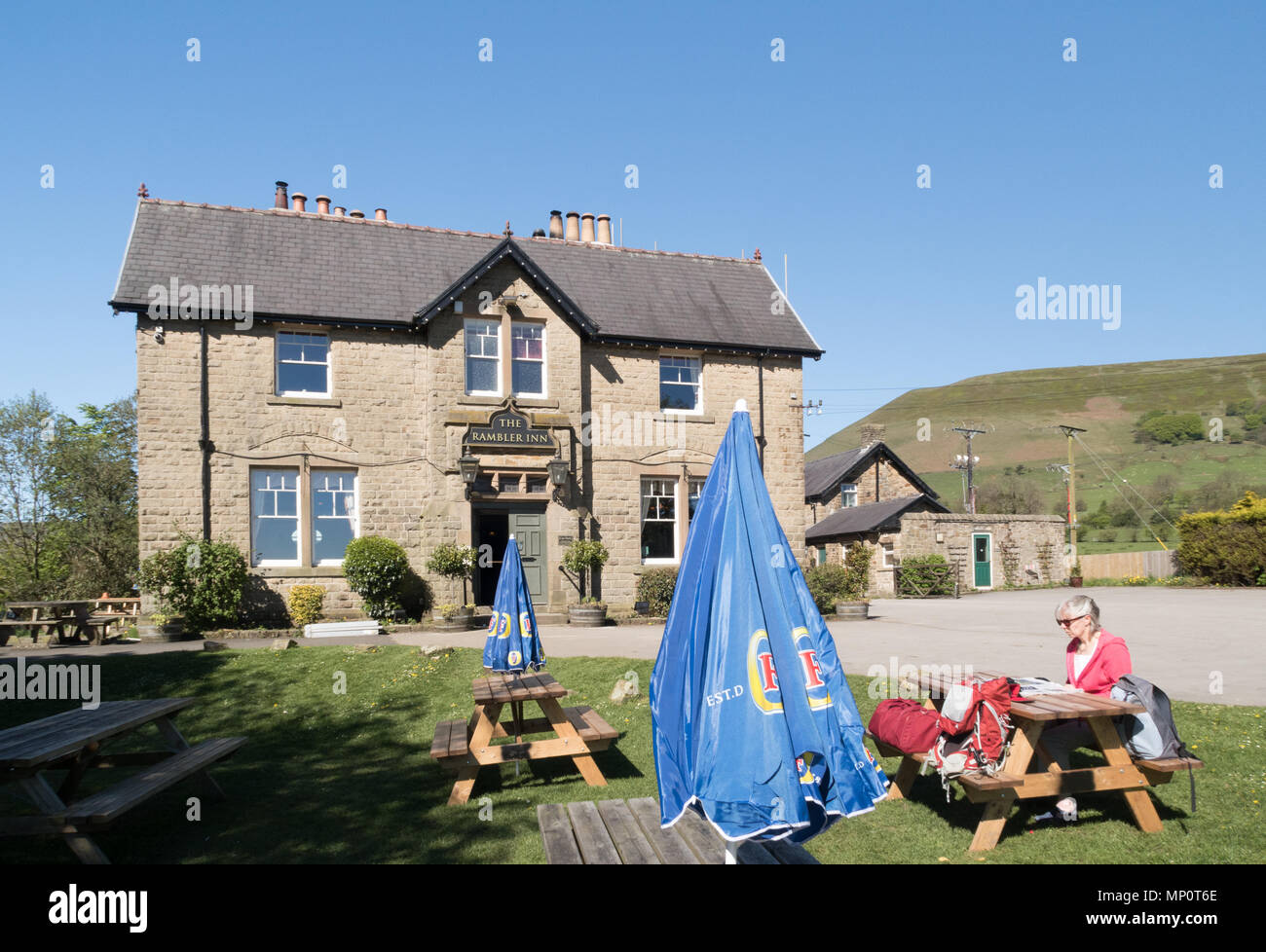 British isles derbyshire peak district national park hi-res stock ...