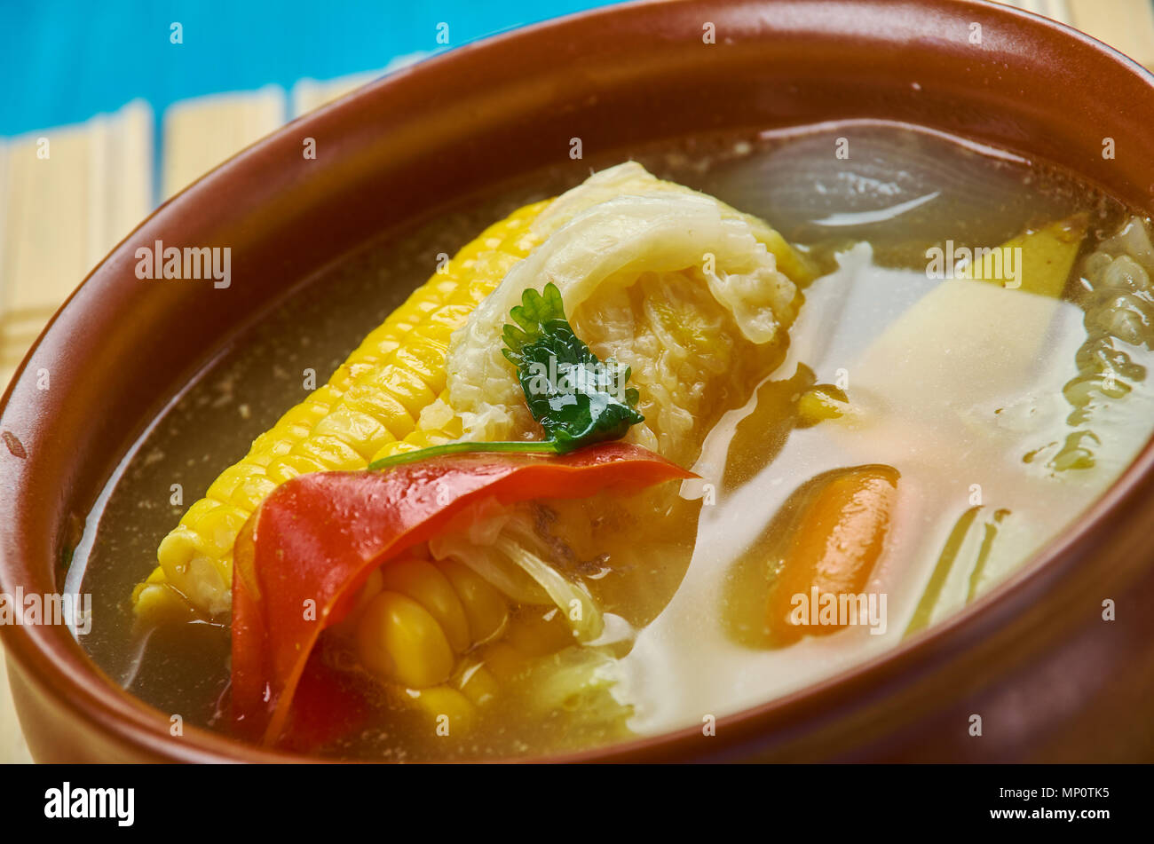 Traditional Trinidad Corn Soup - popular Trini street food. Made with ...