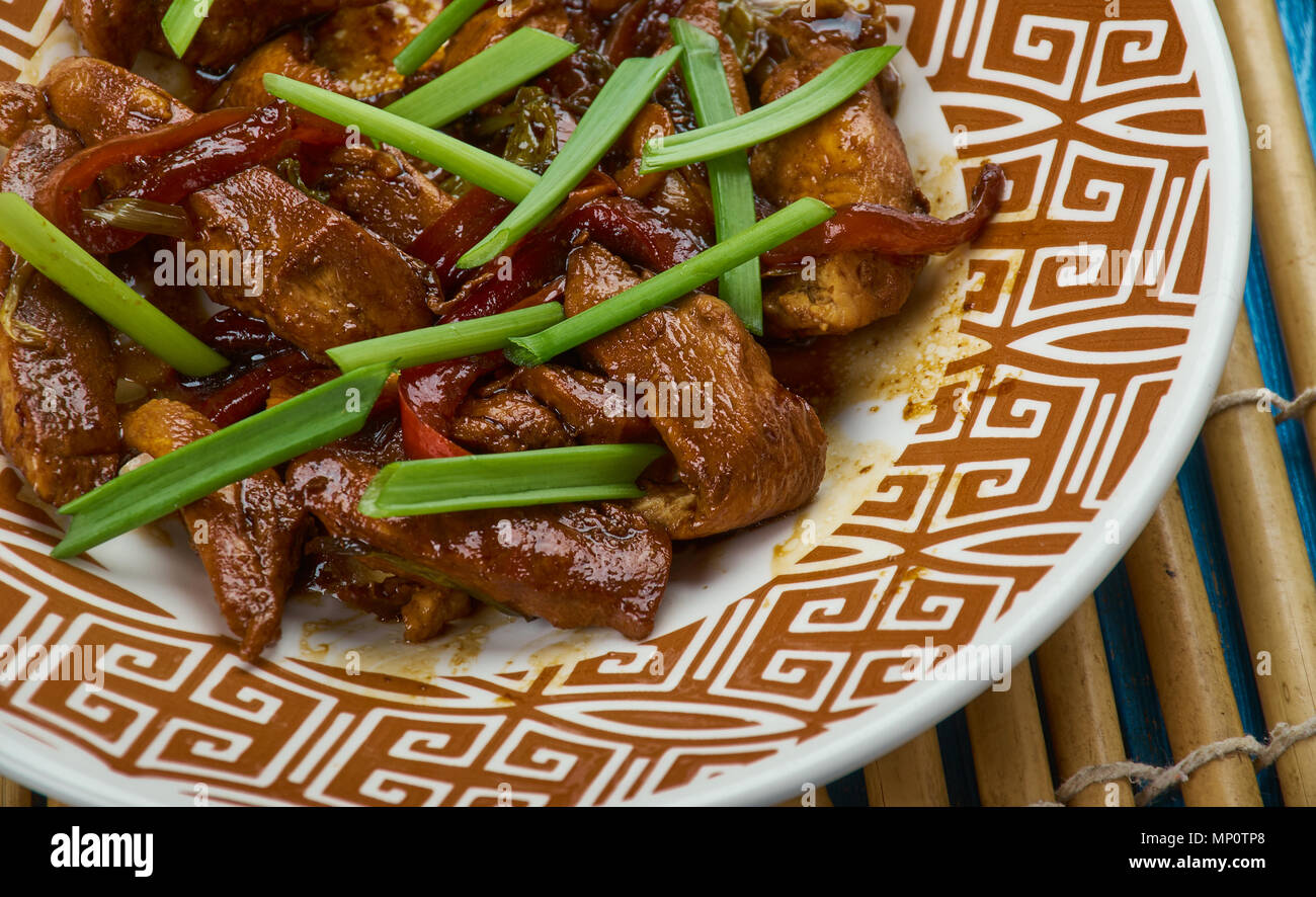 dapandzhi - Fried chicken, Dungan cuisine Stock Photo - Alamy