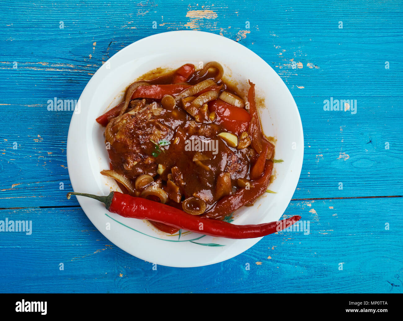 African chicken Style of Macao , close up Stock Photo - Alamy