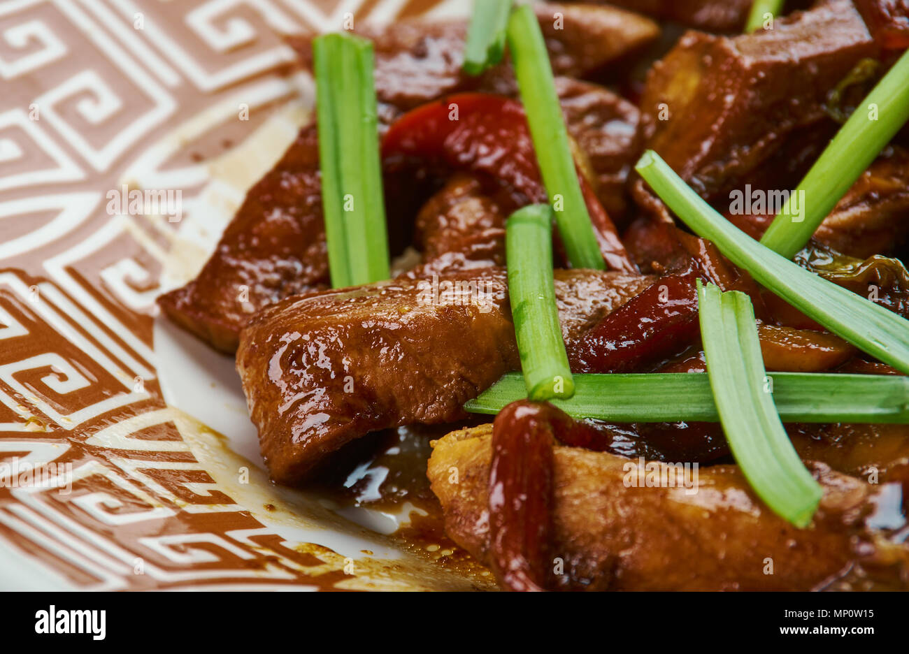 dapandzhi - Fried chicken, Dungan cuisine Stock Photo - Alamy