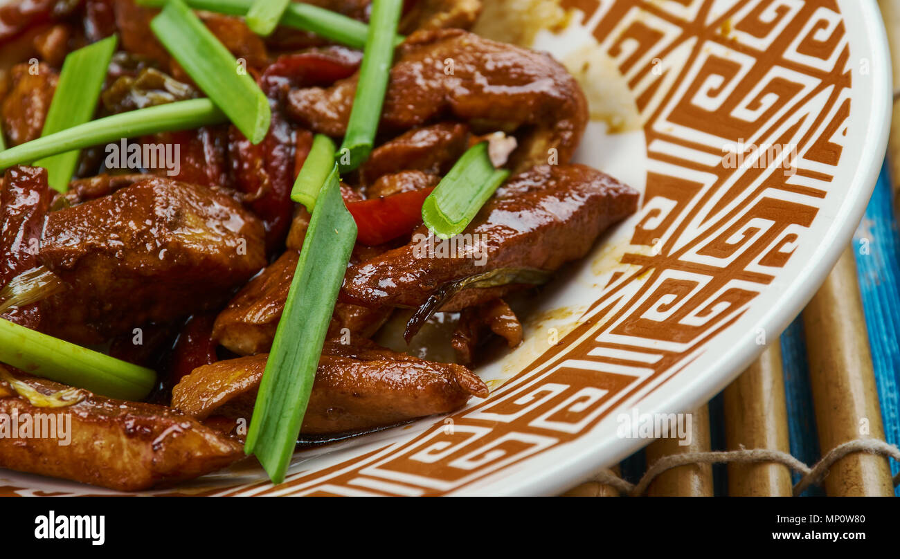 dapandzhi - Fried chicken, Dungan cuisine Stock Photo - Alamy