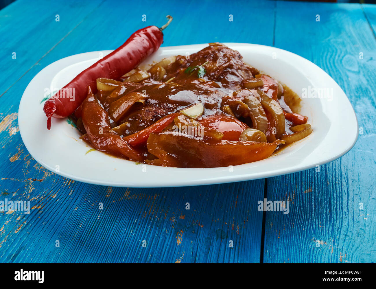 African chicken Style of Macao , close up Stock Photo - Alamy